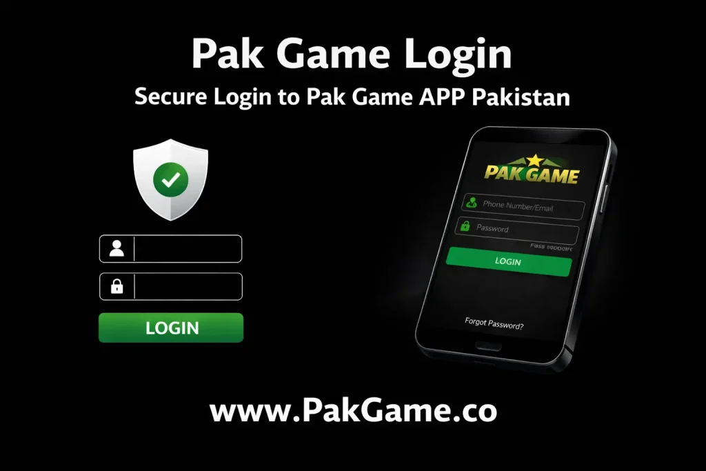 Pak Game Login – Secure Login to Pak Game APP Pakistan